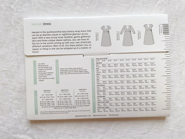 Hannah Dress Sewing Pattern – By Hand London