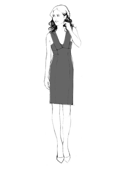 Georgia Dress - PDF sewing pattern – By Hand London
