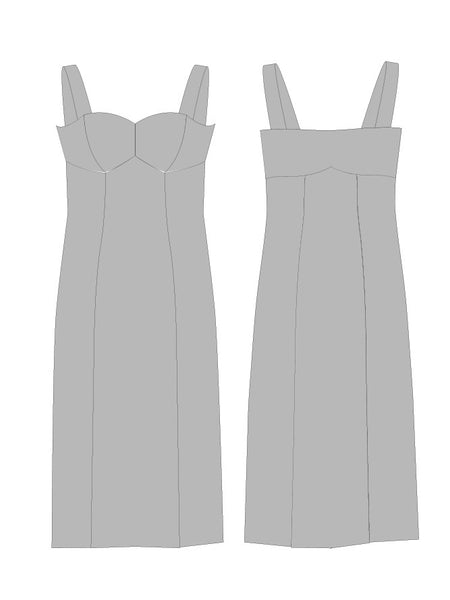 Georgia Dress - PDF sewing pattern – By Hand London