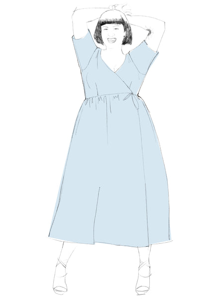 Hannah Dress Sewing Pattern – By Hand London