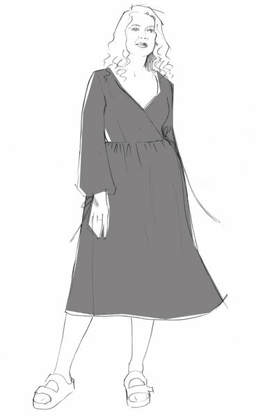Hannah Dress Sewing Pattern – By Hand London
