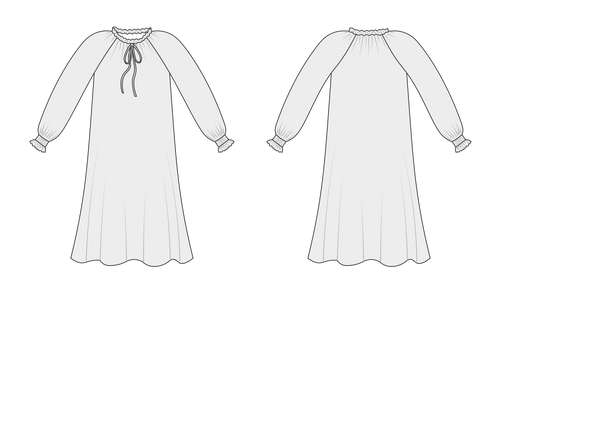 Loren Dress & Blouse - PDF sewing pattern – By Hand London