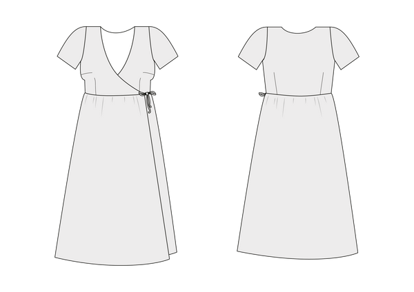 Hannah Dress Sewing Pattern – By Hand London