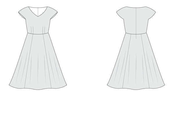 Little Anna Dress - PDF sewing pattern – By Hand London