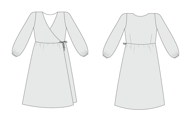 Little Hannah Dress - PDF sewing pattern – By Hand London